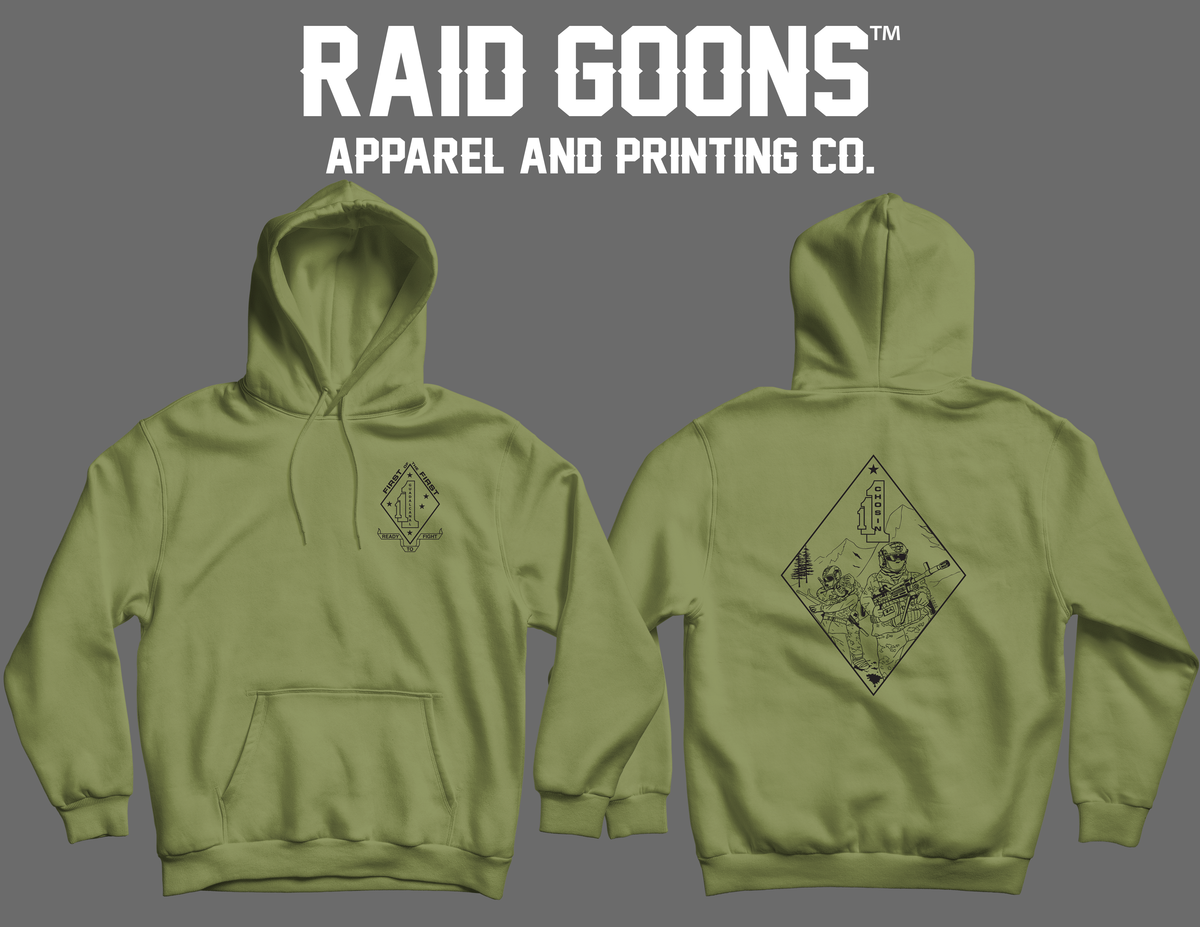 1/1 CHOSIN CO NEW LOGO O.D GREEN – Raid Goons